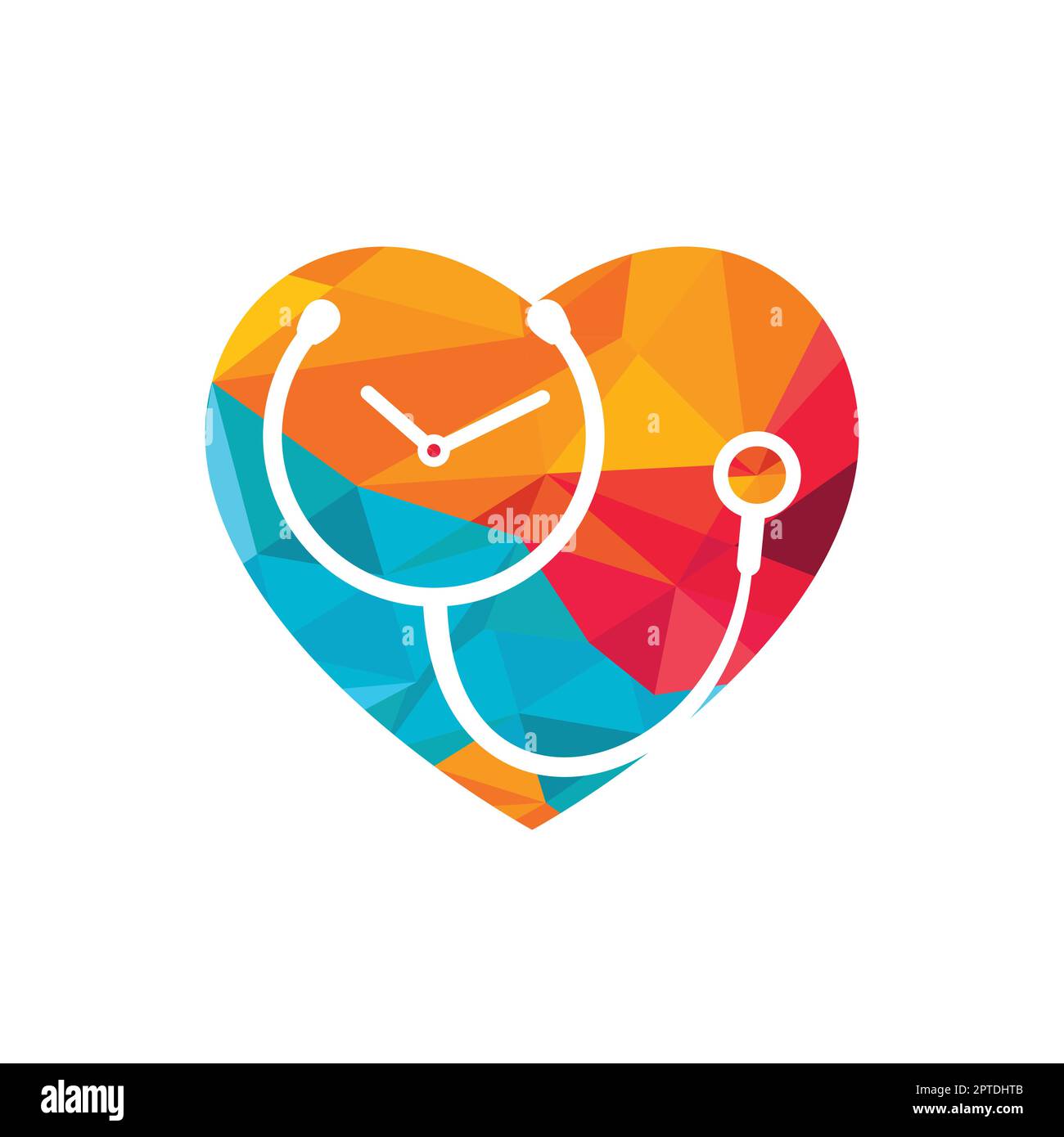 Medical time vector logo design template. Health and medical or ...