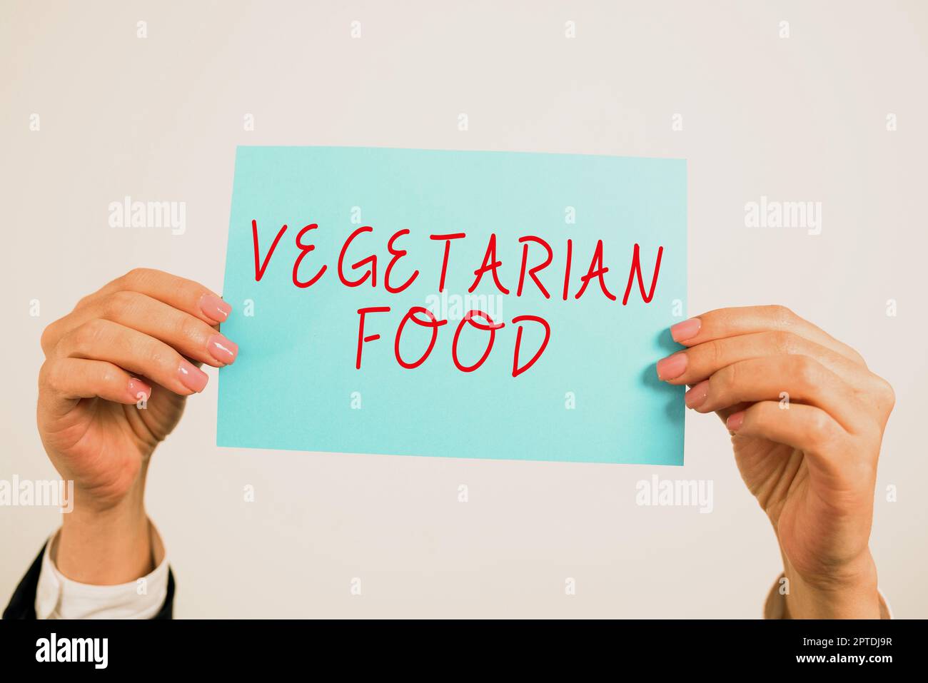 Hand writing sign Vegetarian Food, Business showcase refers to the ...