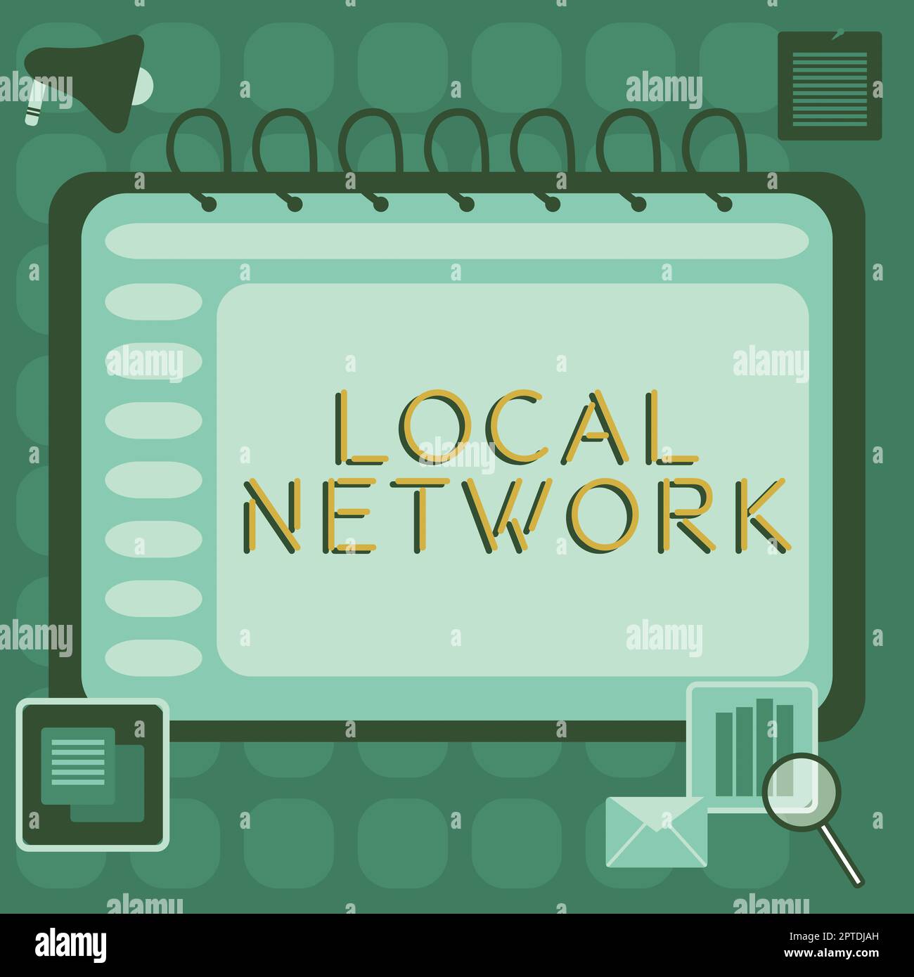Text showing inspiration Local Network, Business idea Intranet LAN ...