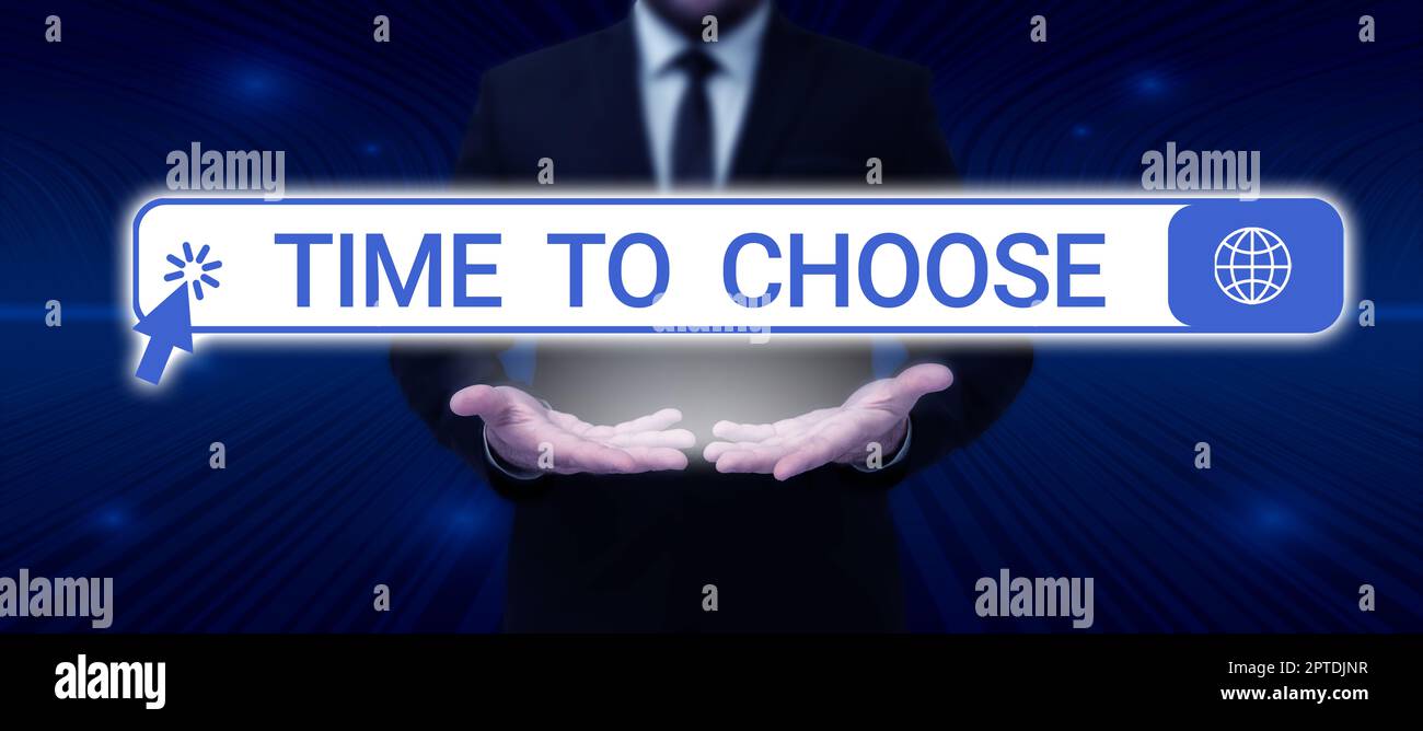 Inspiration showing sign Time To ChooseJudging the merits of multiple ...