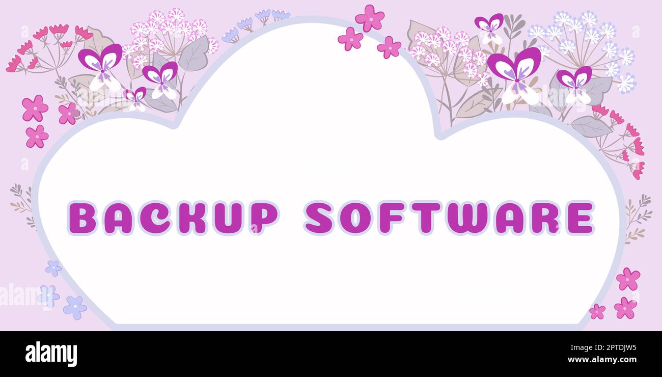 Inspiration showing sign Backup Software, Business showcase boundary across which two ...