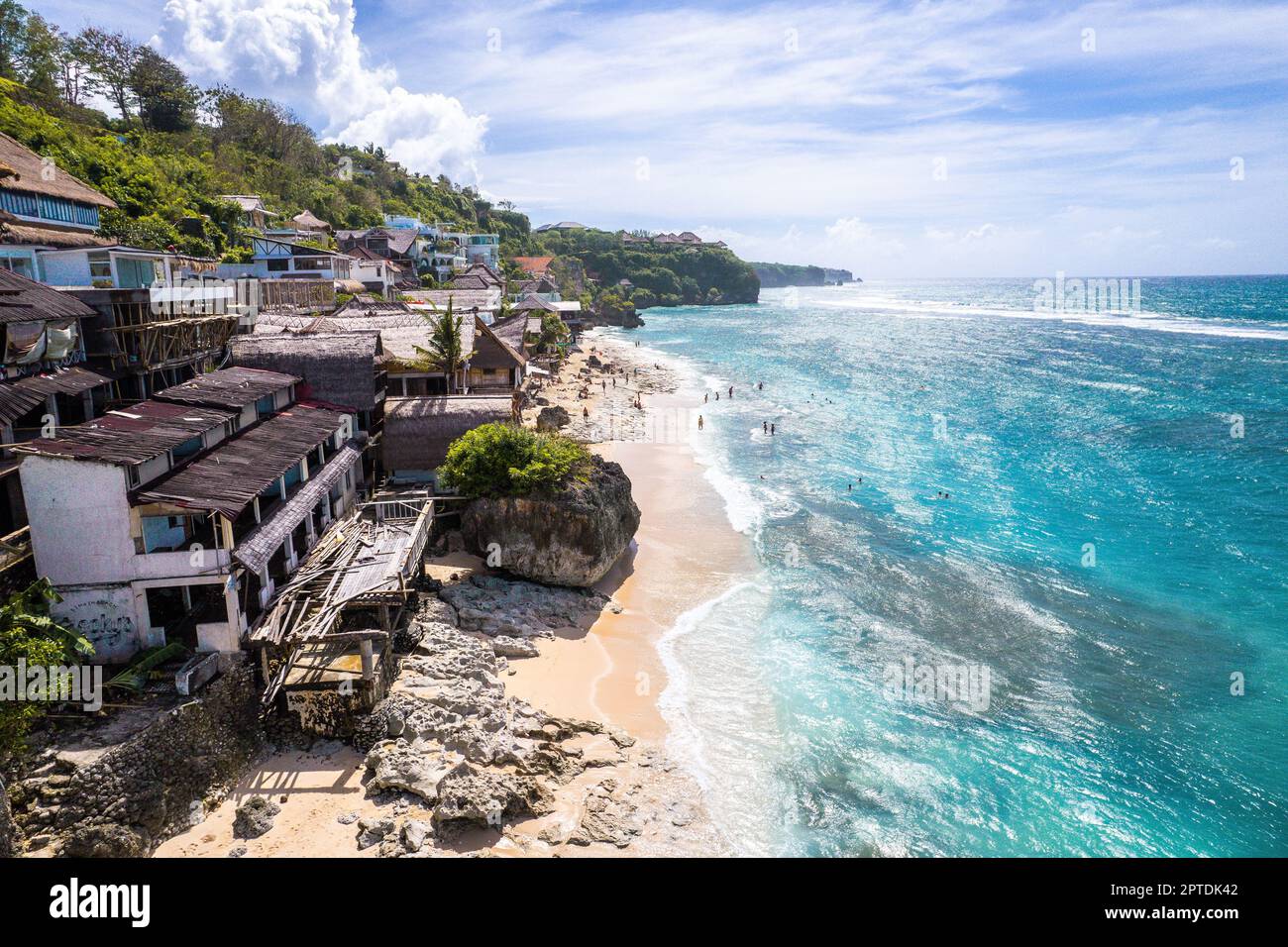 Aerial view of Bingin beach in Bali, Indonesia Stock Photo - Alamy