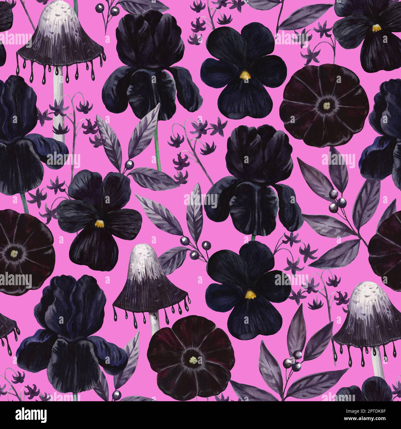 Gothic Floral Pattern