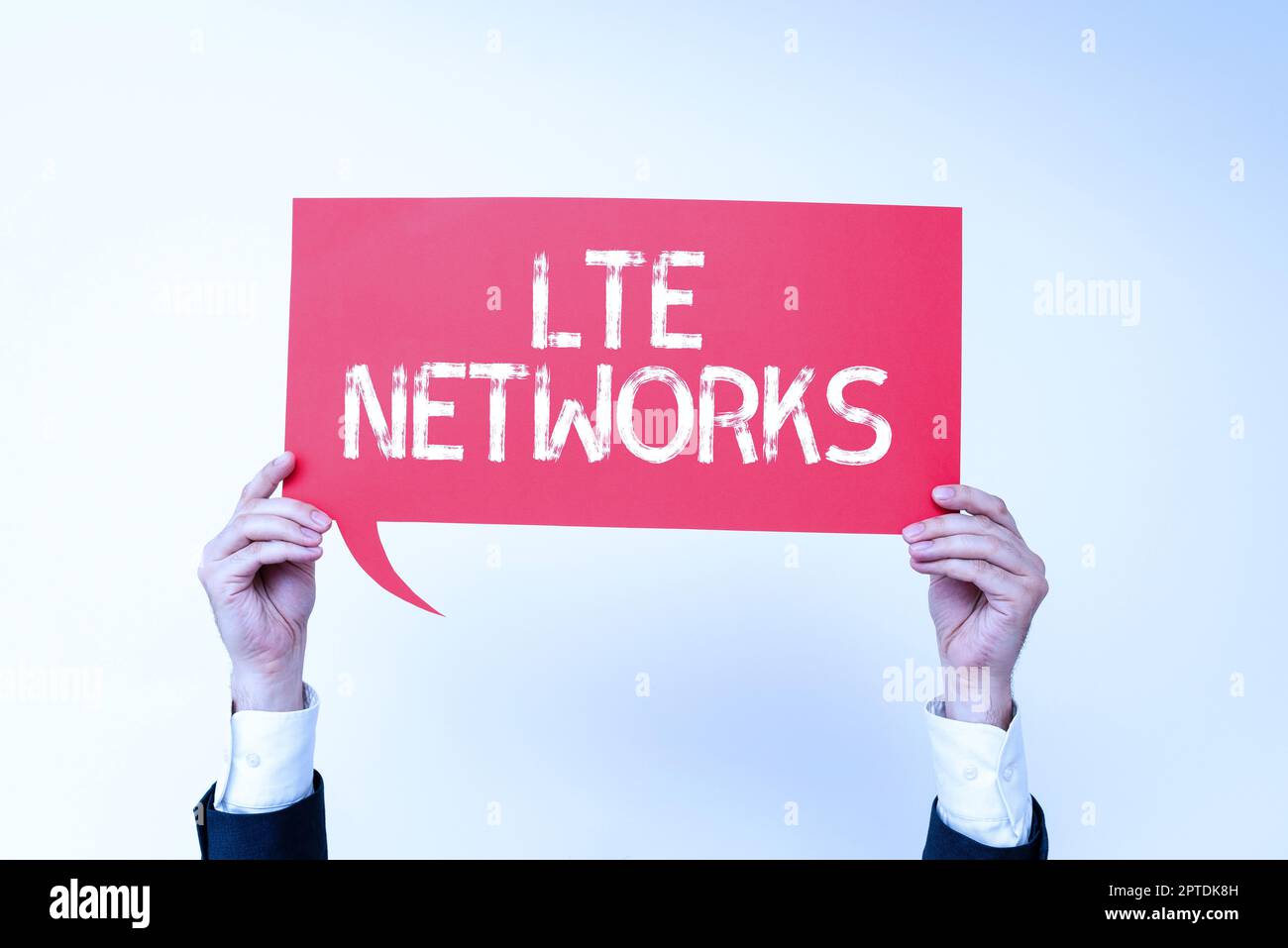 Hand writing sign Lte Networks, Concept meaning Fastest network ...