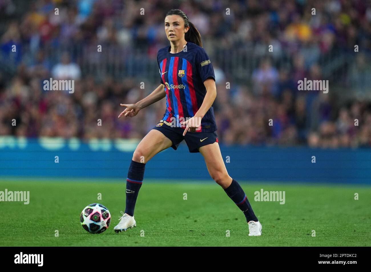 Barcelona, Spain. April 27, 2023 Ingrid Engen of FC Barcelona during ...