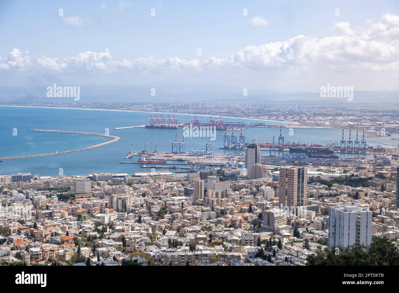 The cityscape of Haifa city and metropolitan area Stock Photo - Alamy