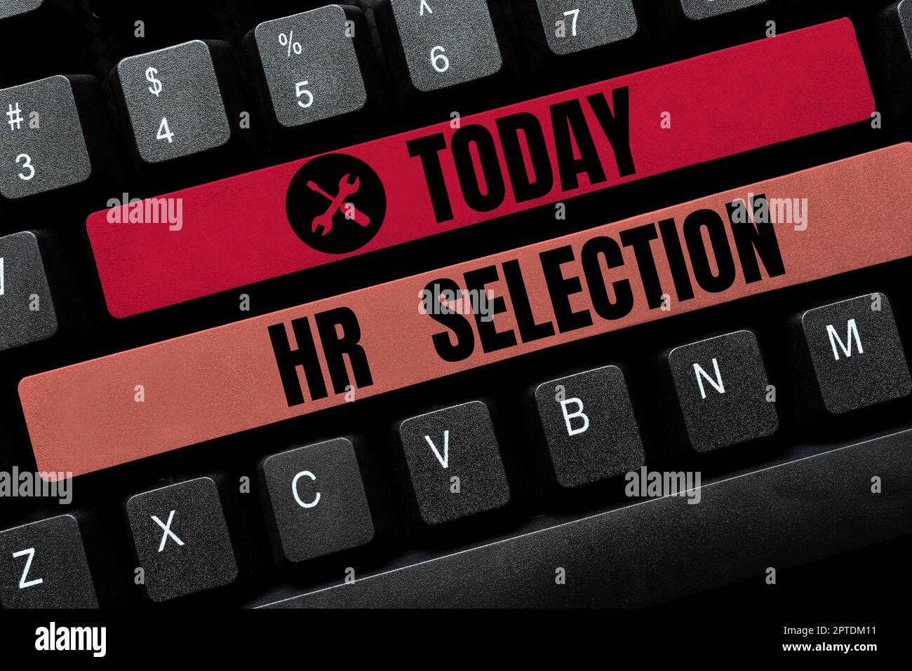 Text sign showing Hr Selection, Conceptual photo Process and approached ...