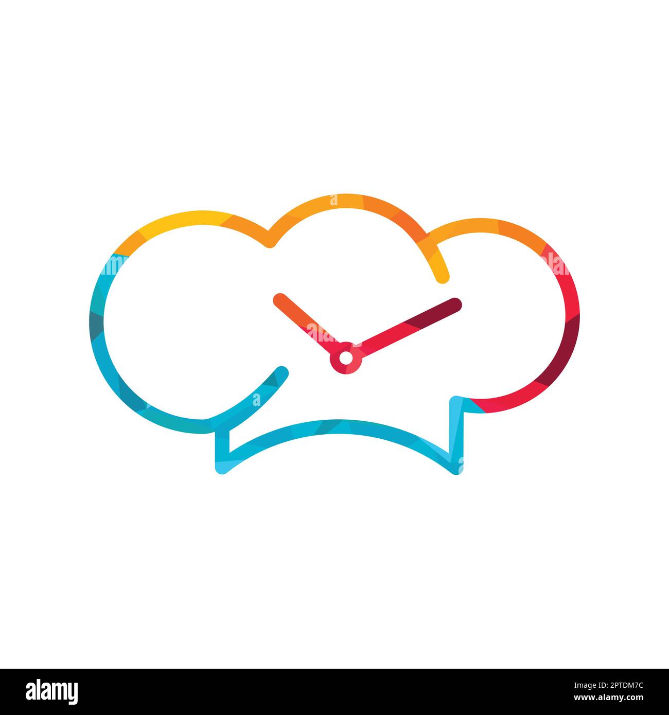 Cooking time vector logo design. Food time logo. Alarm clock and Cook ...