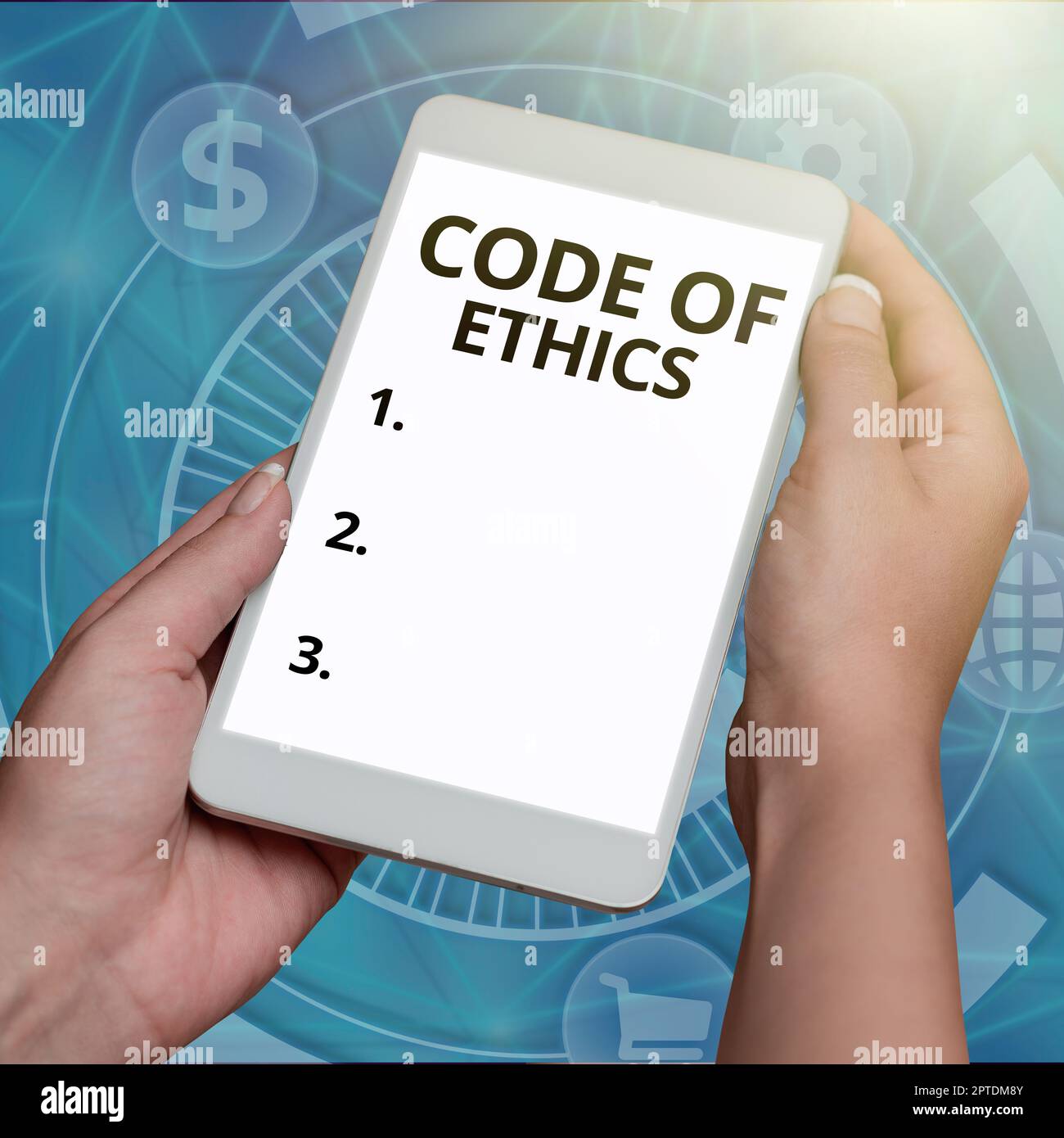 Conceptual display Code Of Ethics, Business concept Moral Rules Ethical ...