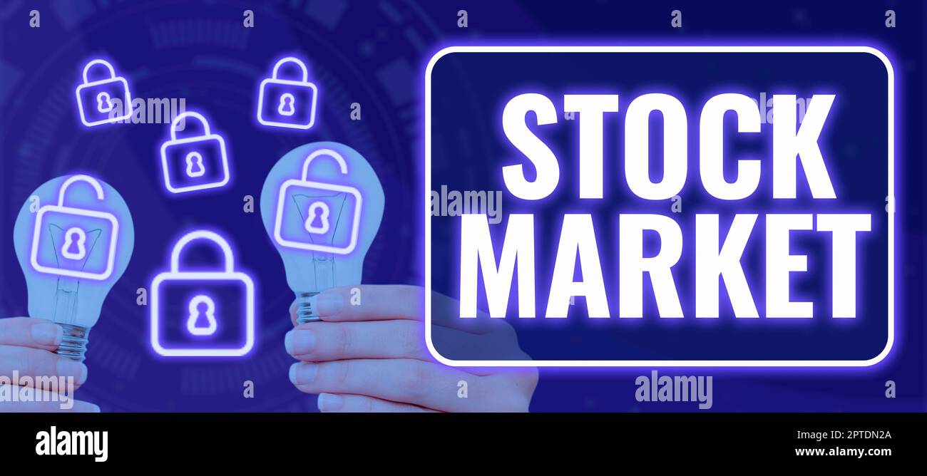 Writing displaying text Stock Market, Internet Concept Particular ...