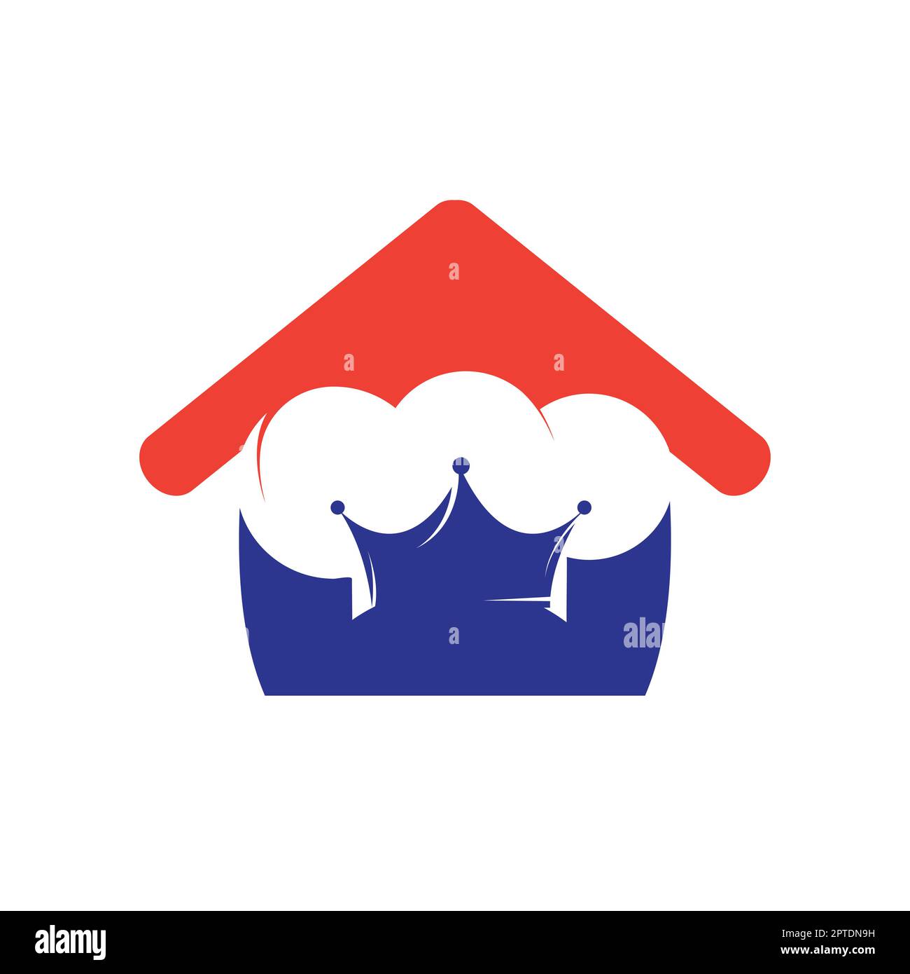 King chef vector logo design template. Chef hat and crown icon logo ...