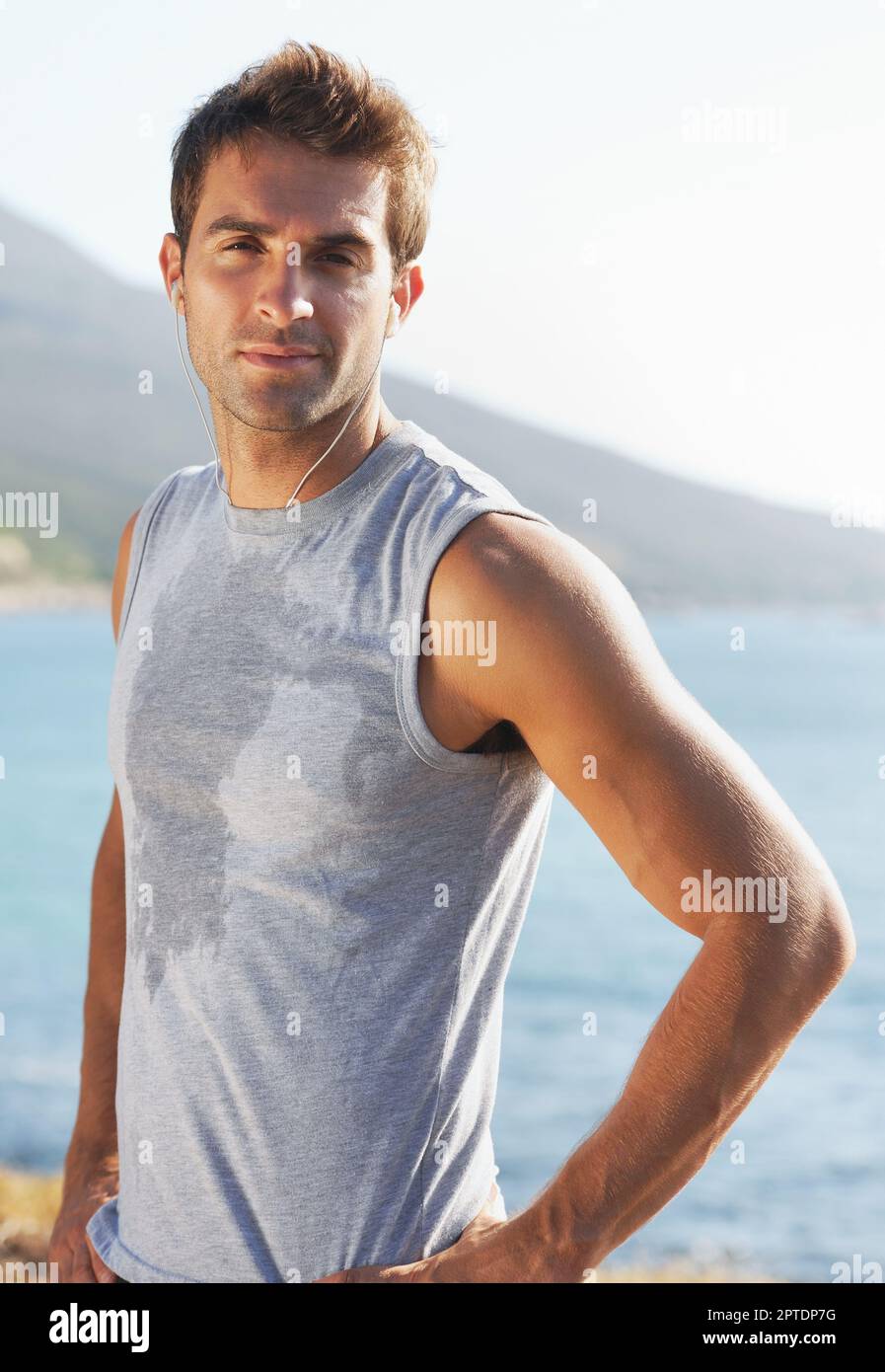 Sweaty men running hi-res stock photography and images - Alamy