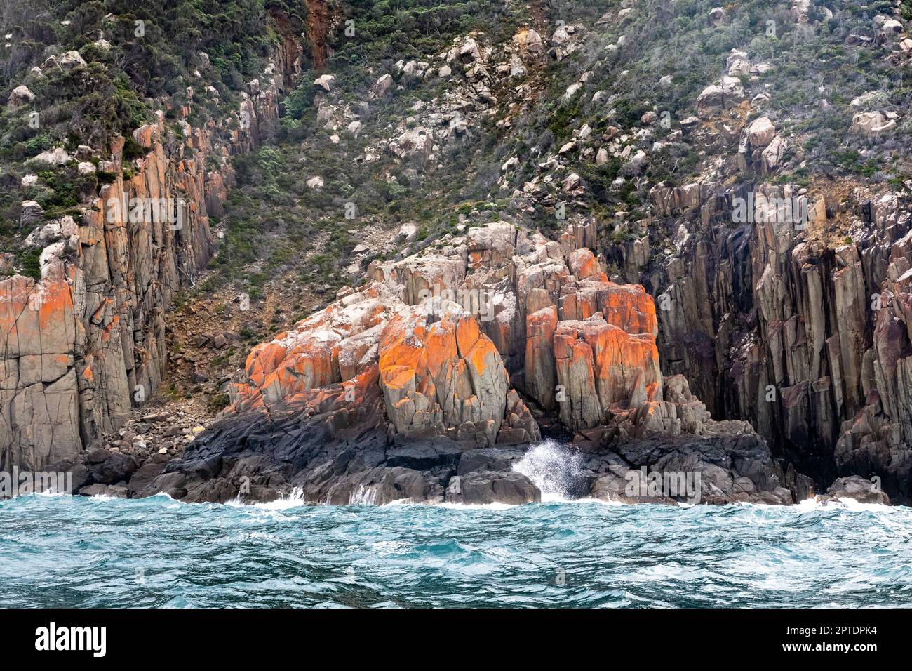 Maria Island, an historic convict settlement, Tasmania, Australia Stock ...
