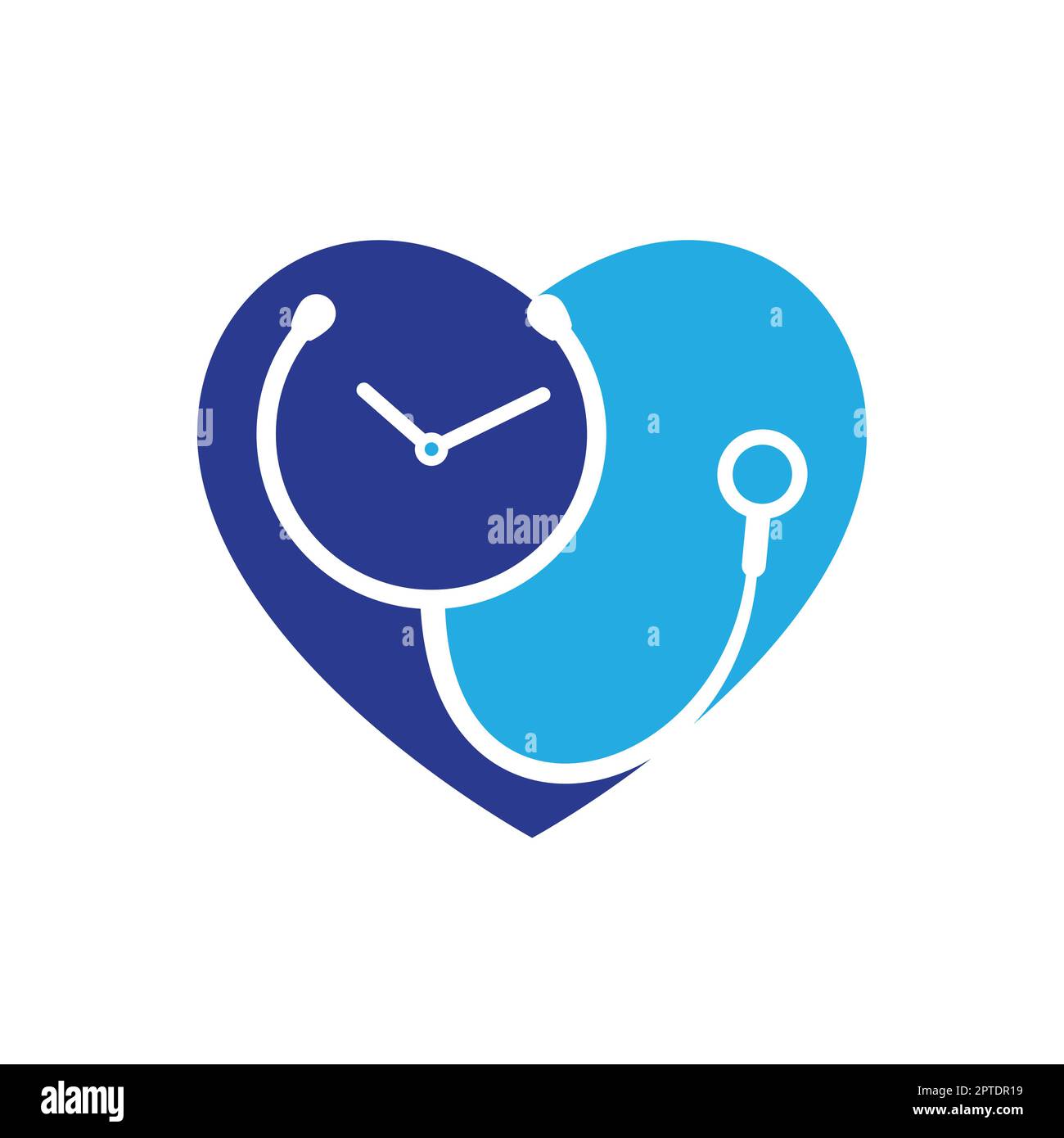 Medical time vector logo design template. Health and medical or ...