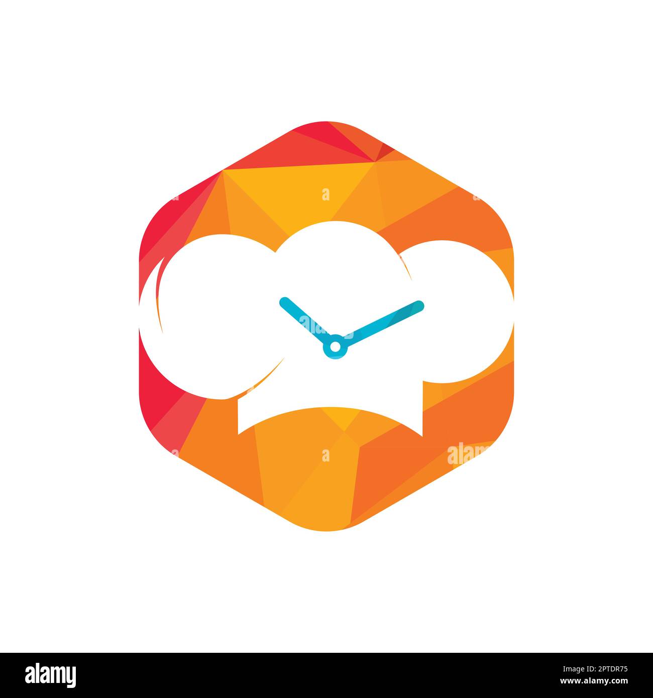Cooking time vector logo design. Food time logo. Alarm clock and Cook ...