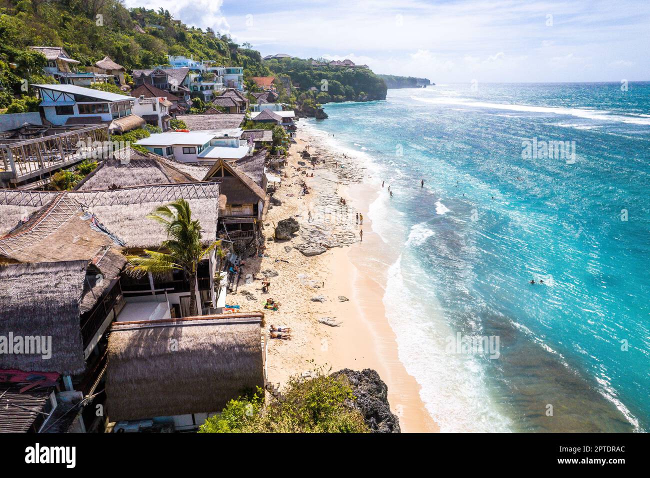 Aerial view of Bingin beach in Bali, Indonesia Stock Photo - Alamy
