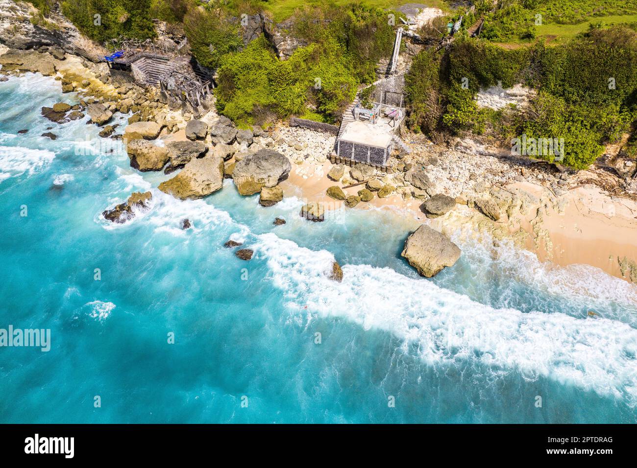 Aerial view of Bingin beach in Bali, Indonesia Stock Photo - Alamy