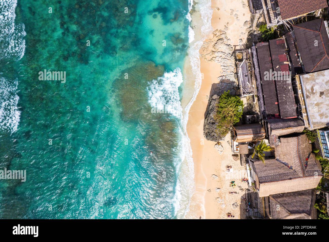 Aerial view of Bingin beach in Bali, Indonesia Stock Photo - Alamy