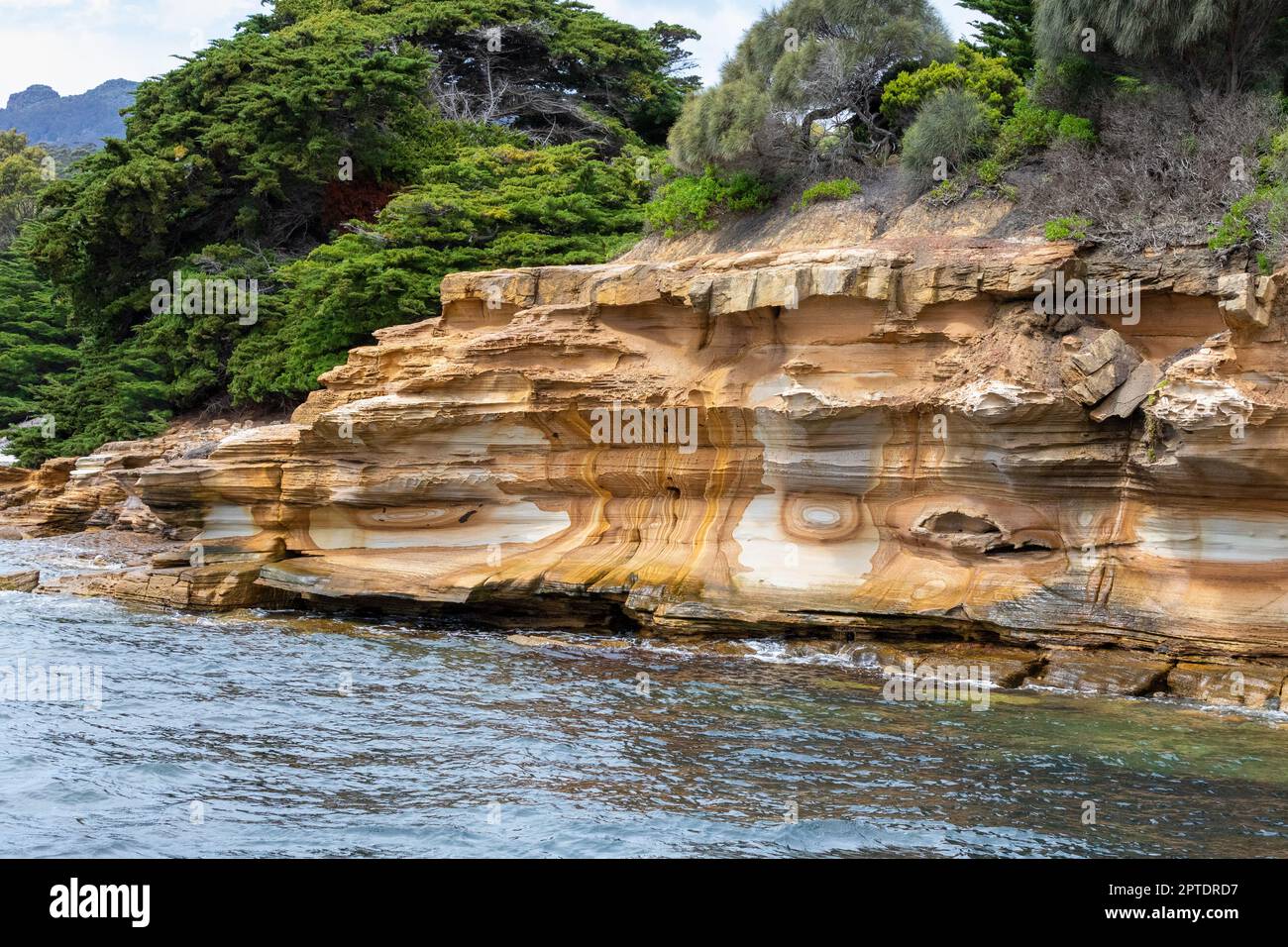 Maria Island, an historic convict settlement, Tasmania, Australia Stock ...