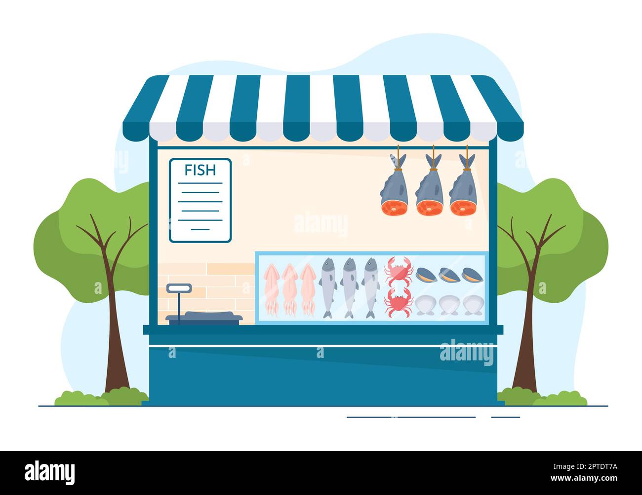 Fish Store to Market Various Fresh and Hygienic Products Seafood in ...