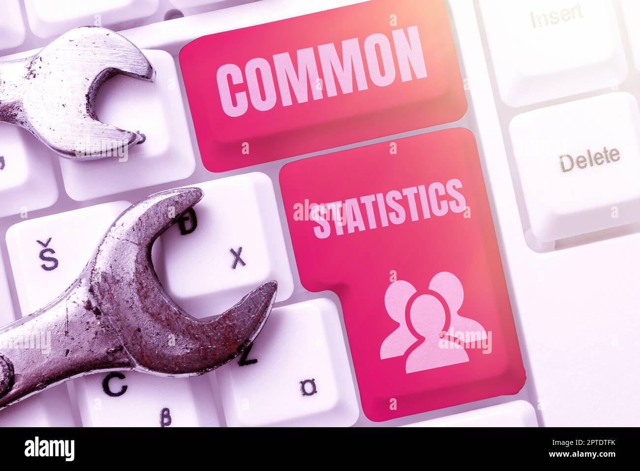 Text sign showing Common Statistics, Business overview deals with ...