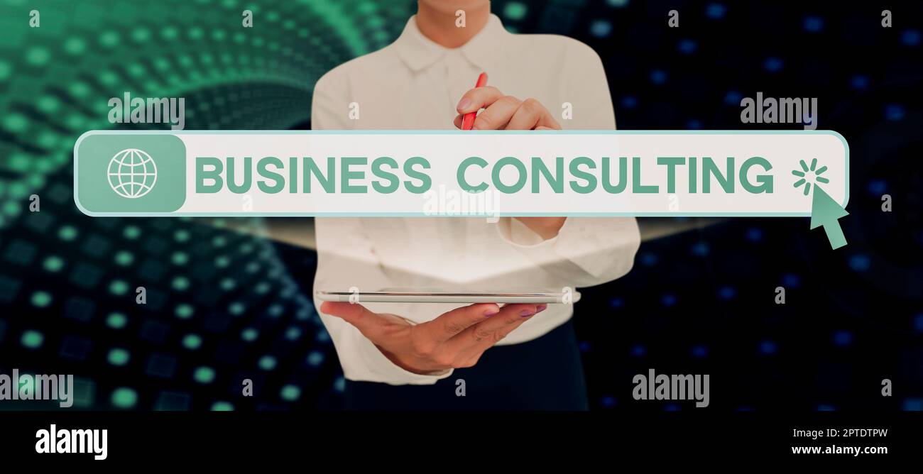 Inspiration showing sign Business Consulting, Word Written on Blends ...