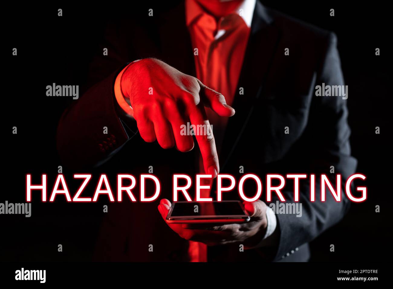 Writing displaying text Hazard Reporting, Conceptual photo account or ...
