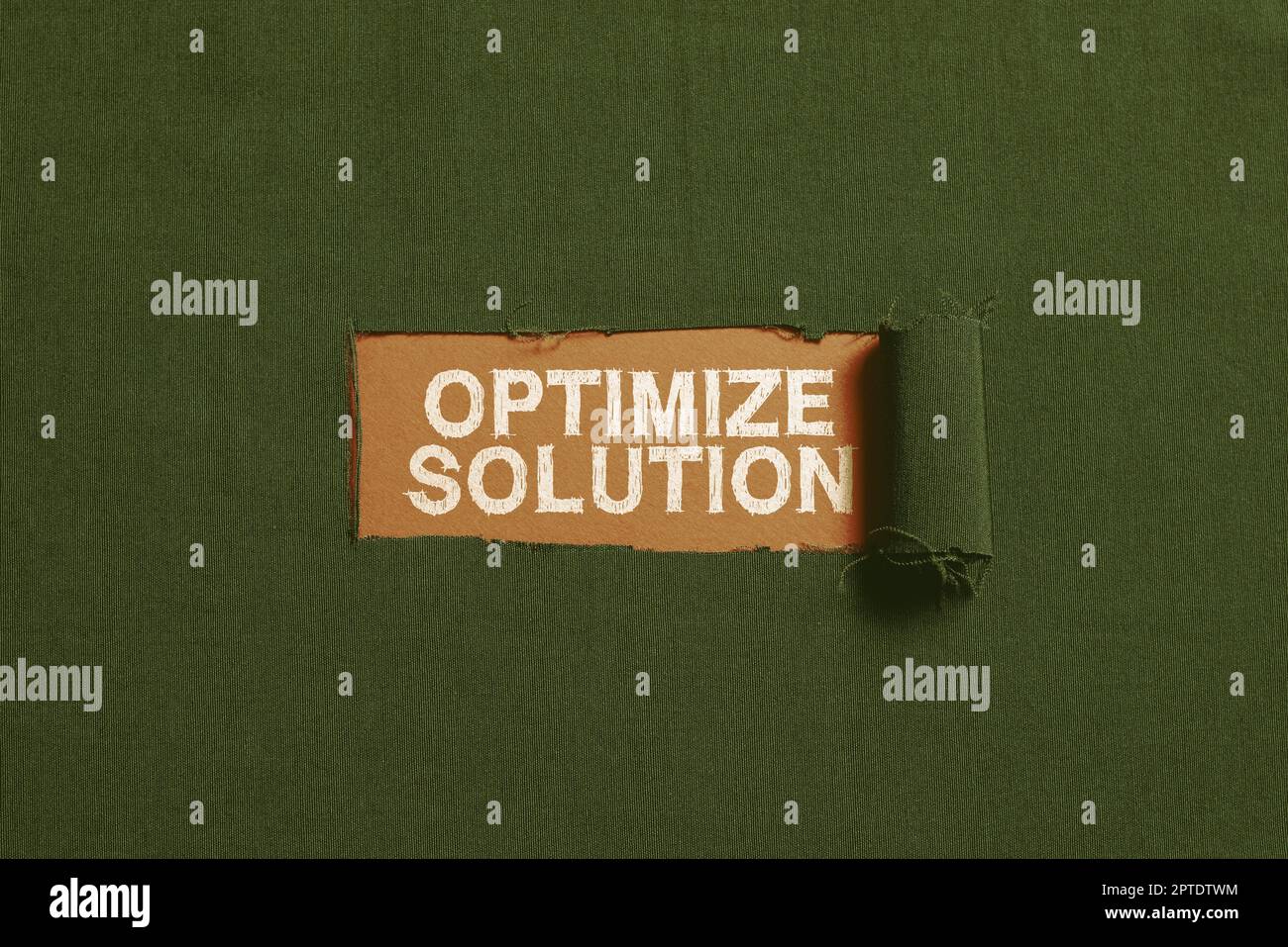 Sign Displaying Optimize Solution Business Approach Process Of Finding