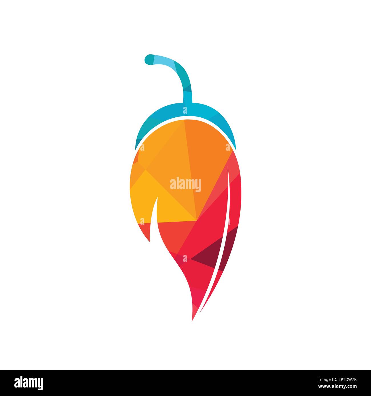 Chili hot and spicy food vector logo design inspiration. Chili pepper ...