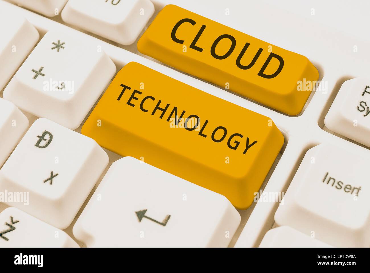 Conceptual caption Cloud Technology, Word for on demand availability of ...