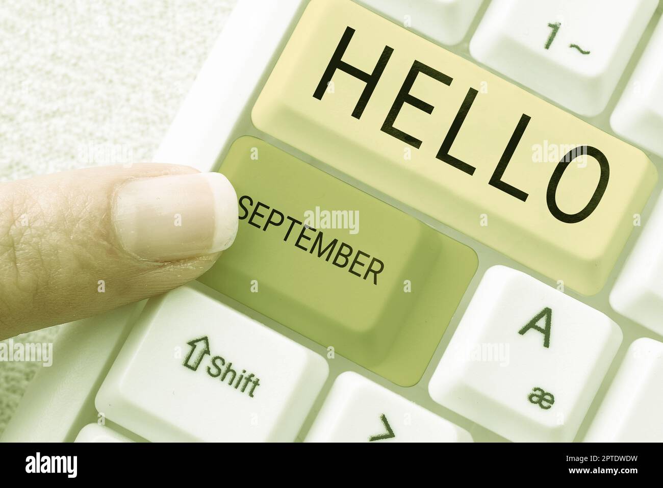 Inspiration showing sign Hello September, Conceptual photo greeting ...