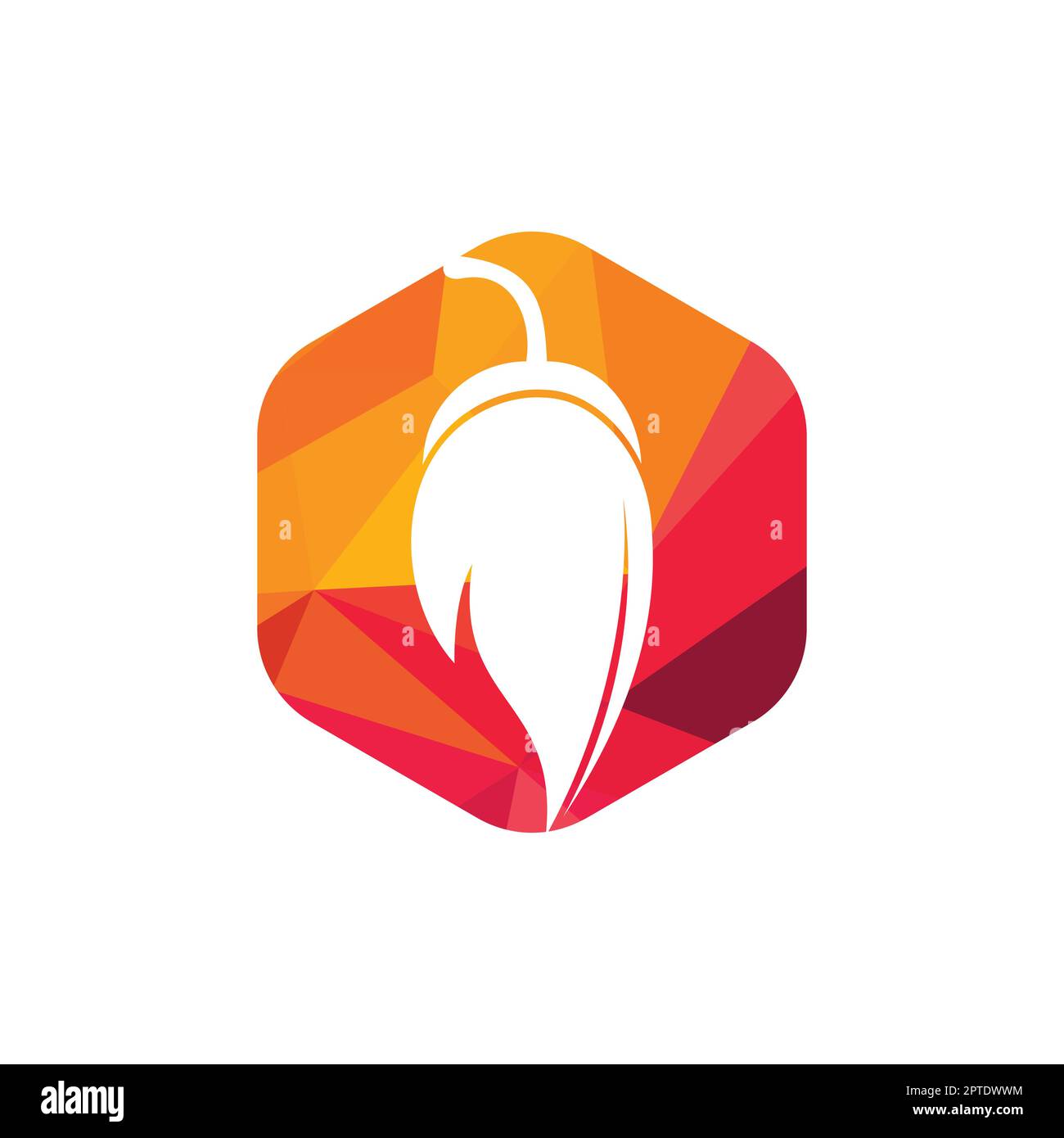 Chili hot and spicy food vector logo design inspiration. Chili pepper ...