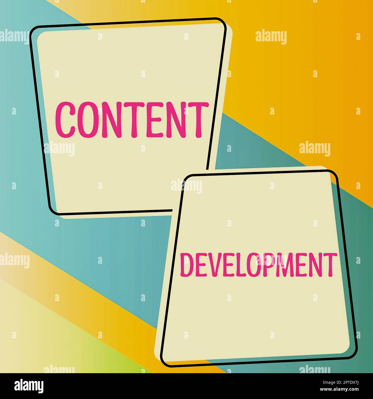 Hand writing sign Content Development, Word Written on Specialized in ...