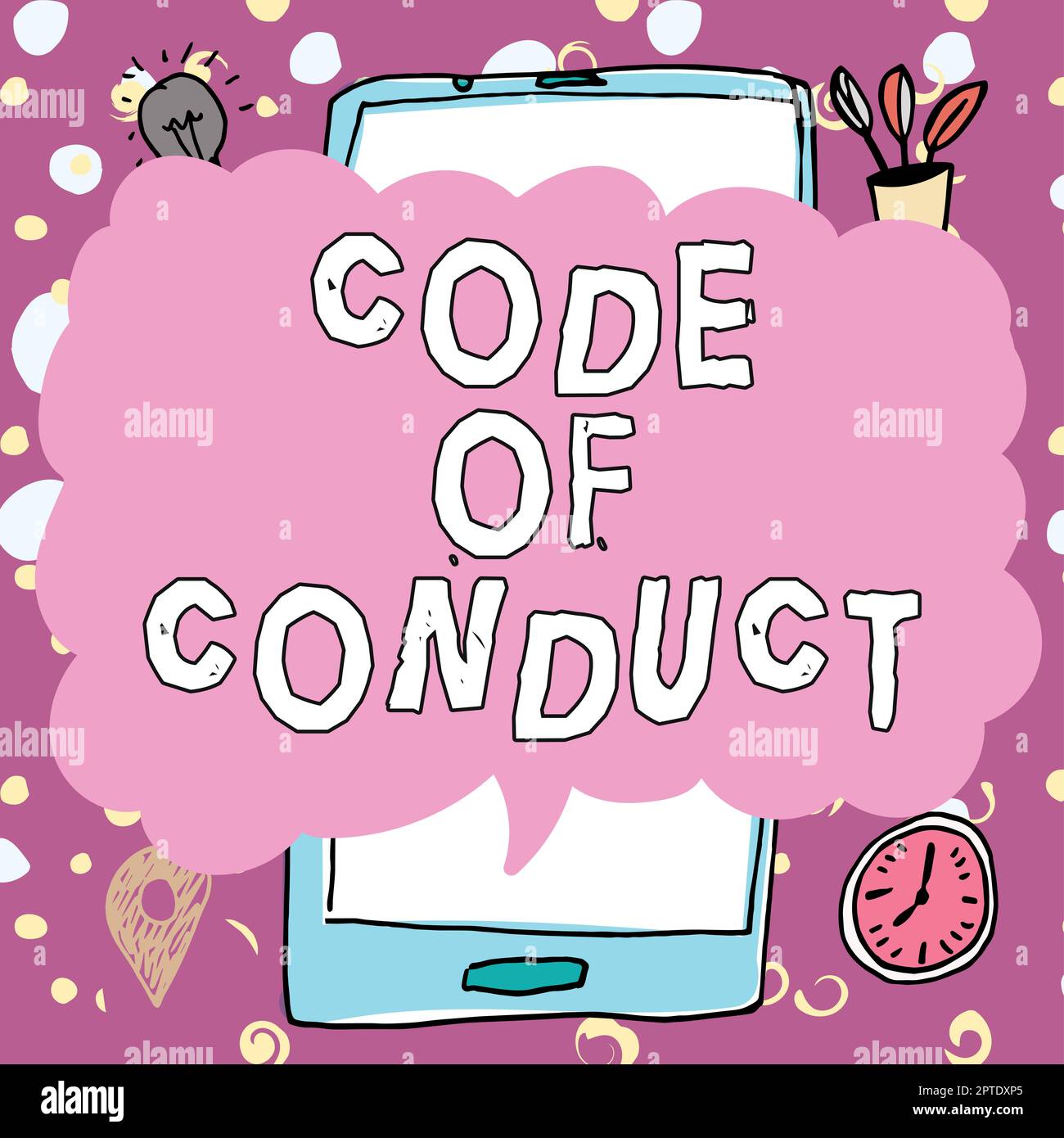 Conceptual caption Code Of Conduct, Word for Ethics rules moral codes ...