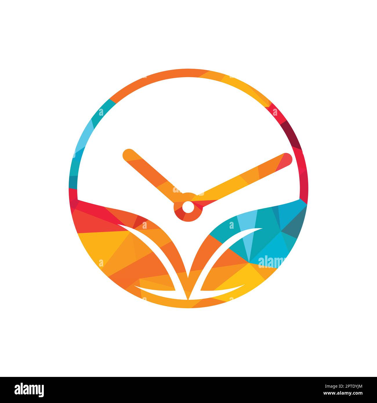 Nature time vector logo design template. Energy time and diet time logo ...