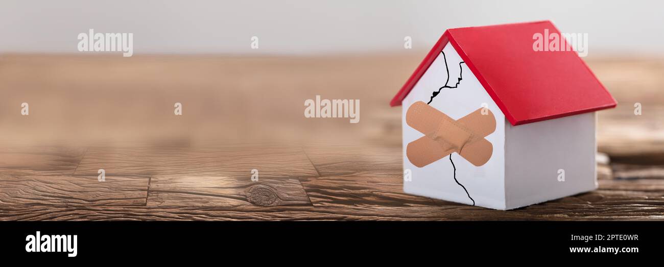 Broken house model hi-res stock photography and images - Alamy