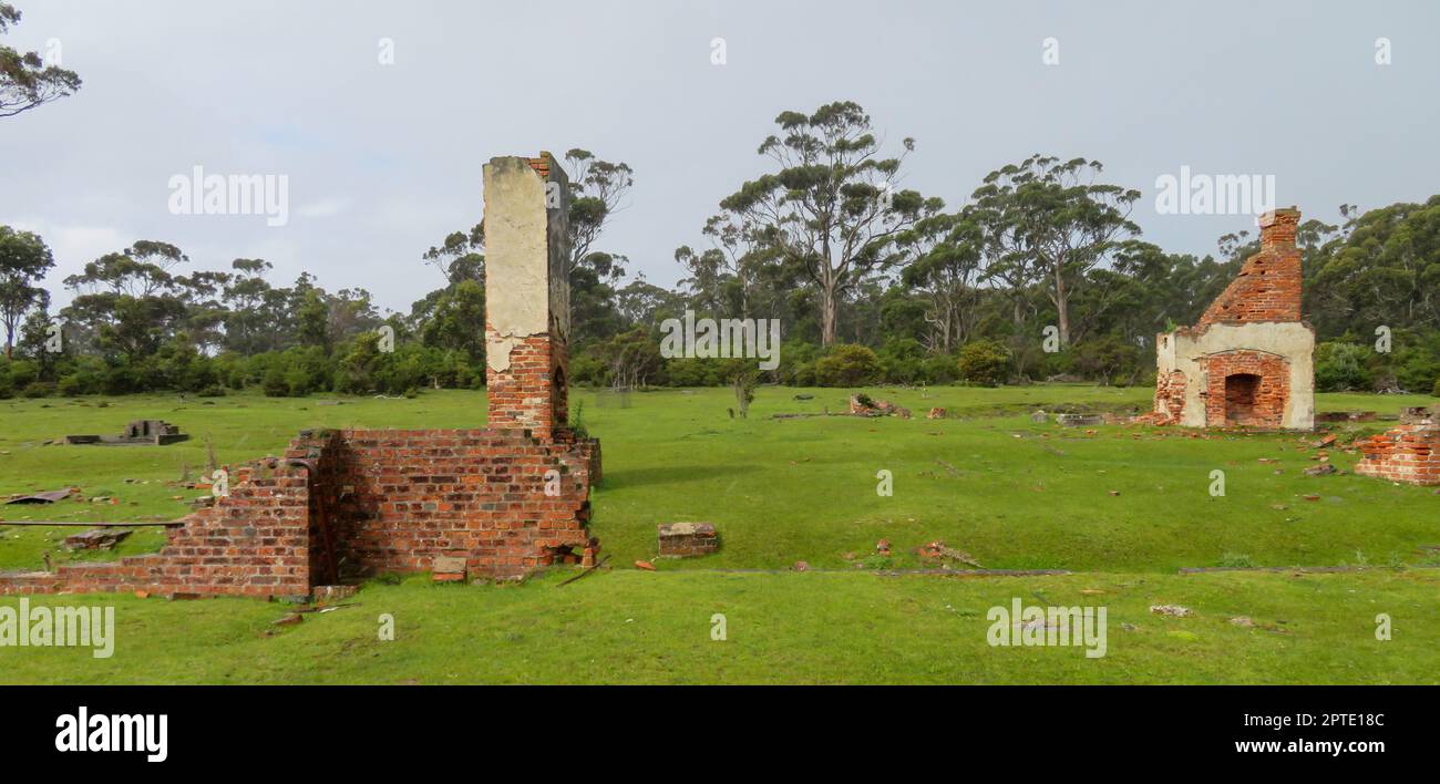 Maria Island, an historic convict settlement, Tasmania, Australia Stock ...