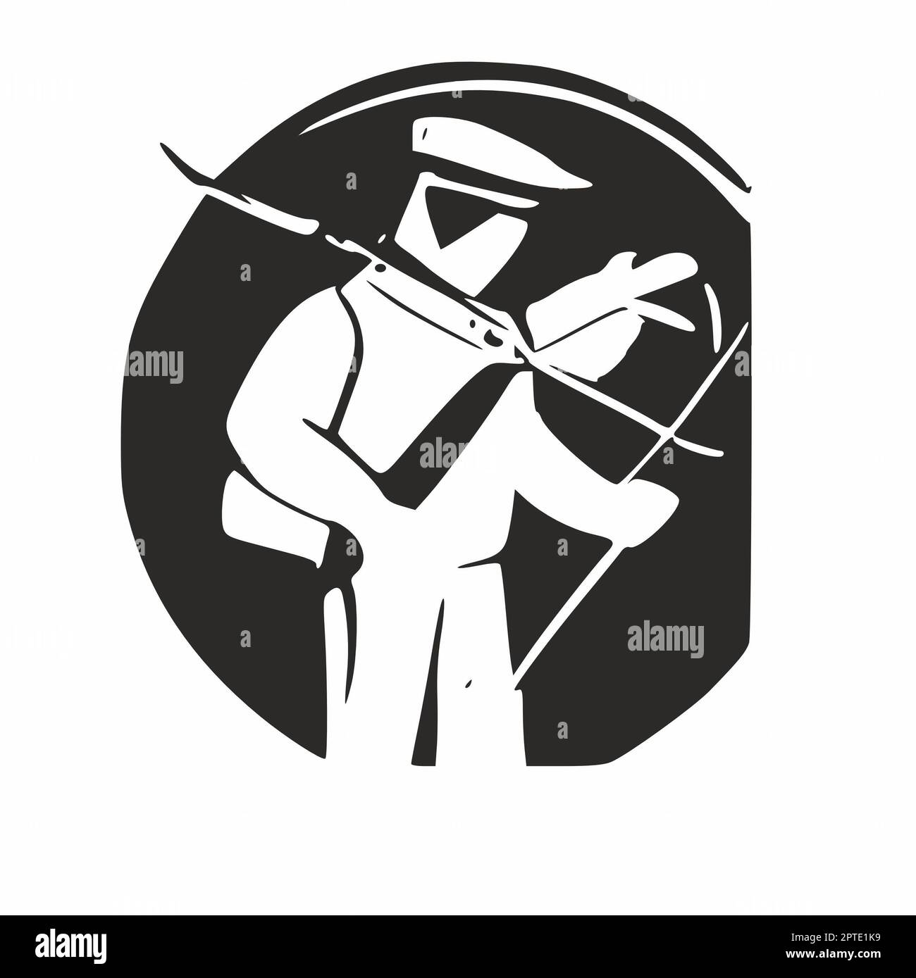 Pest control company logo, pest a the control Stock Photo - Alamy