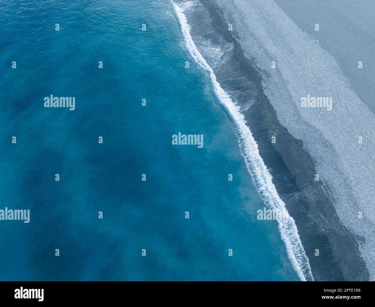 Top view of the sea and beach in Hualien of Taiwan Stock Photo - Alamy