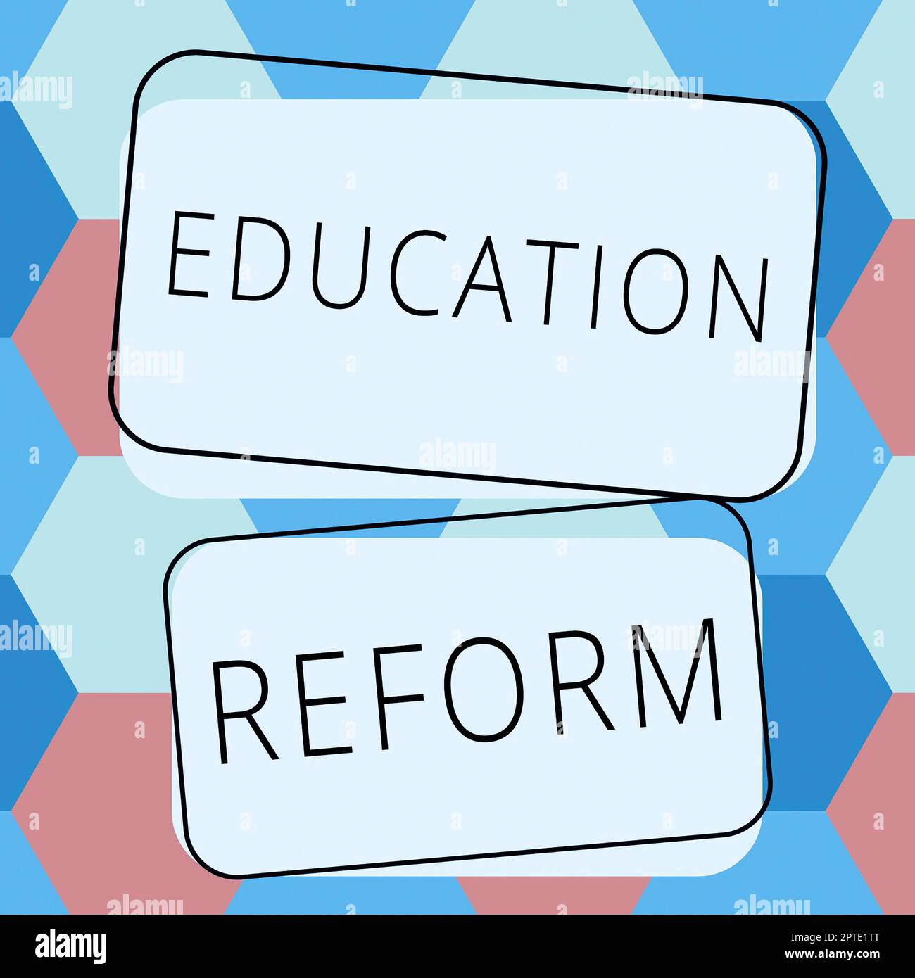 Text caption presenting Education Reform, Word Written on planned ...