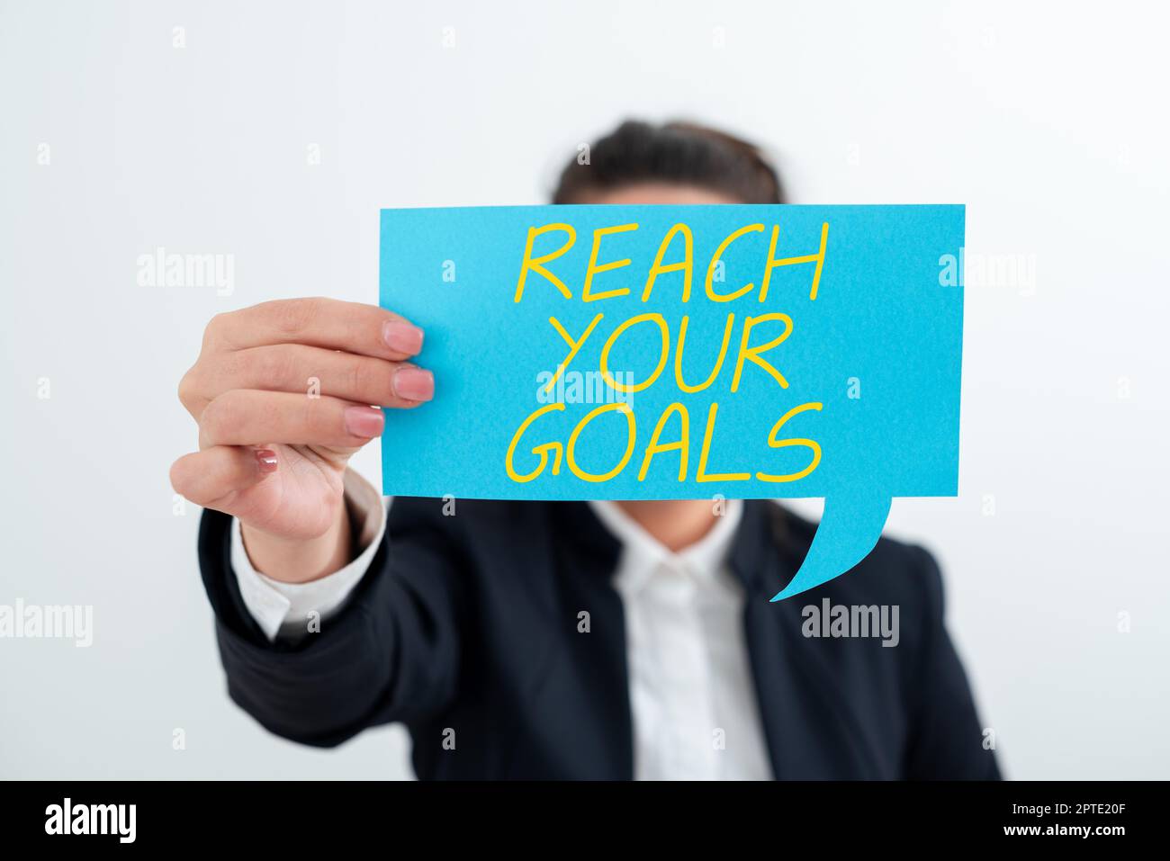 Inspiration showing sign Reach Your Goals, Business showcase Business ...
