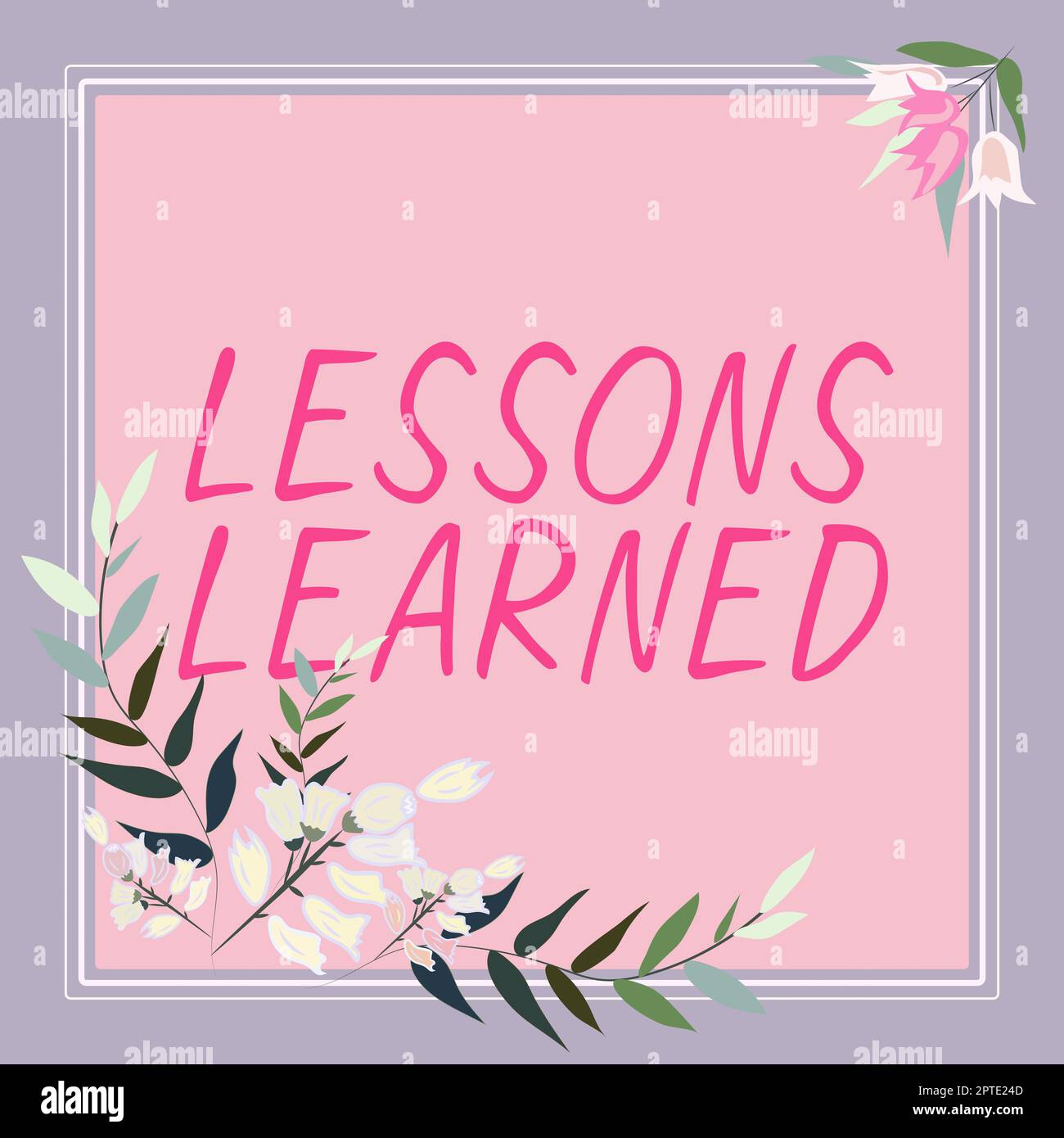 Handwriting text Lessons Learned, Concept meaning experiences garnered from understanding the ...