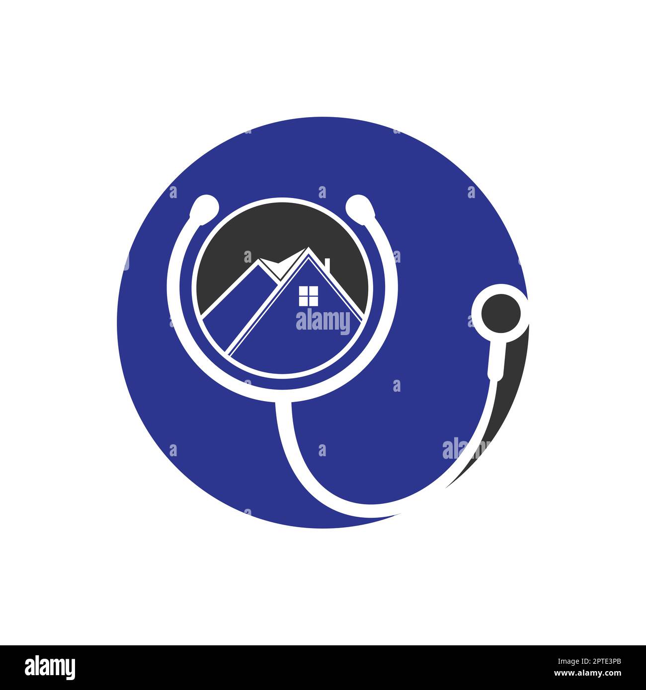 Doctor home vector logo design. House medical vector logo concept Stock ...