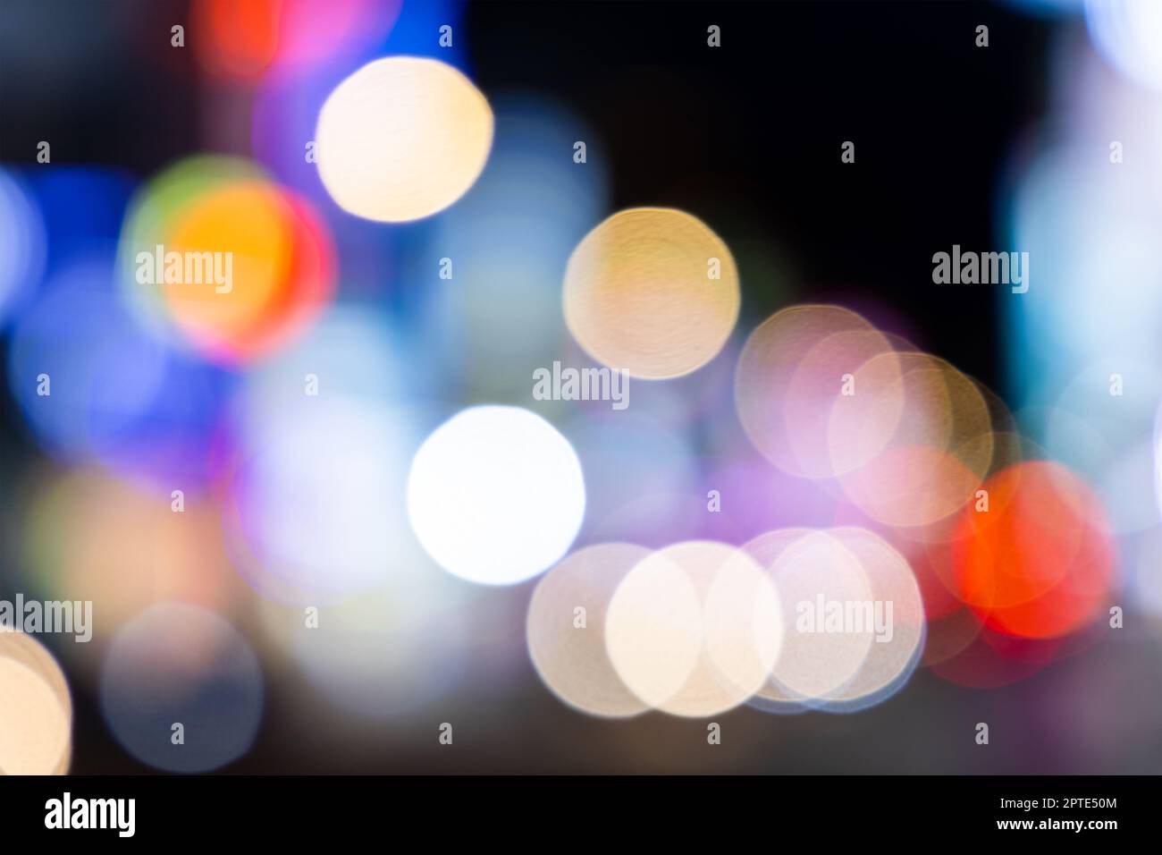 Blur view of city street at night Stock Photo - Alamy