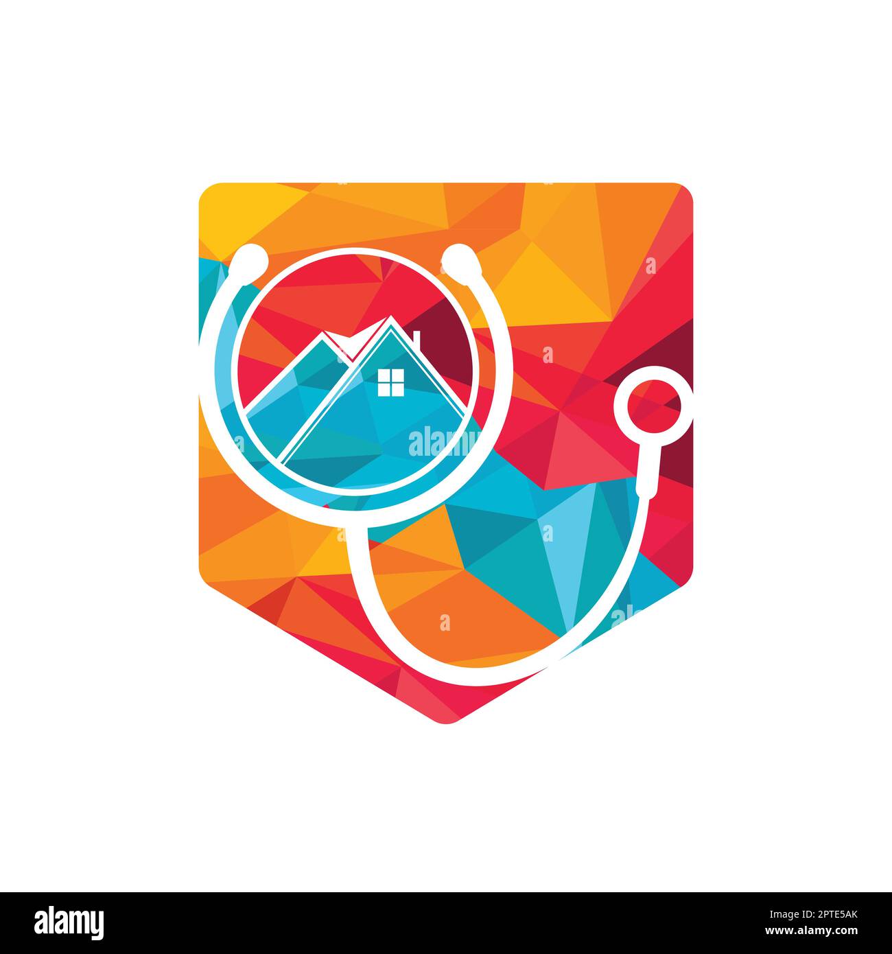 Doctor home vector logo design. House medical vector logo concept Stock ...