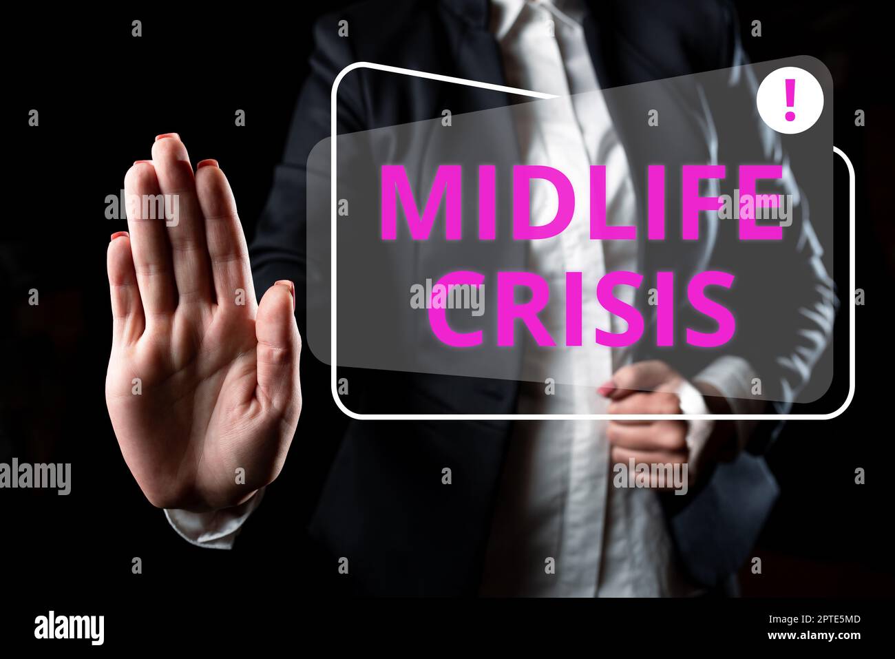 Conceptual display Midlife Crisis, Word for Software development ...