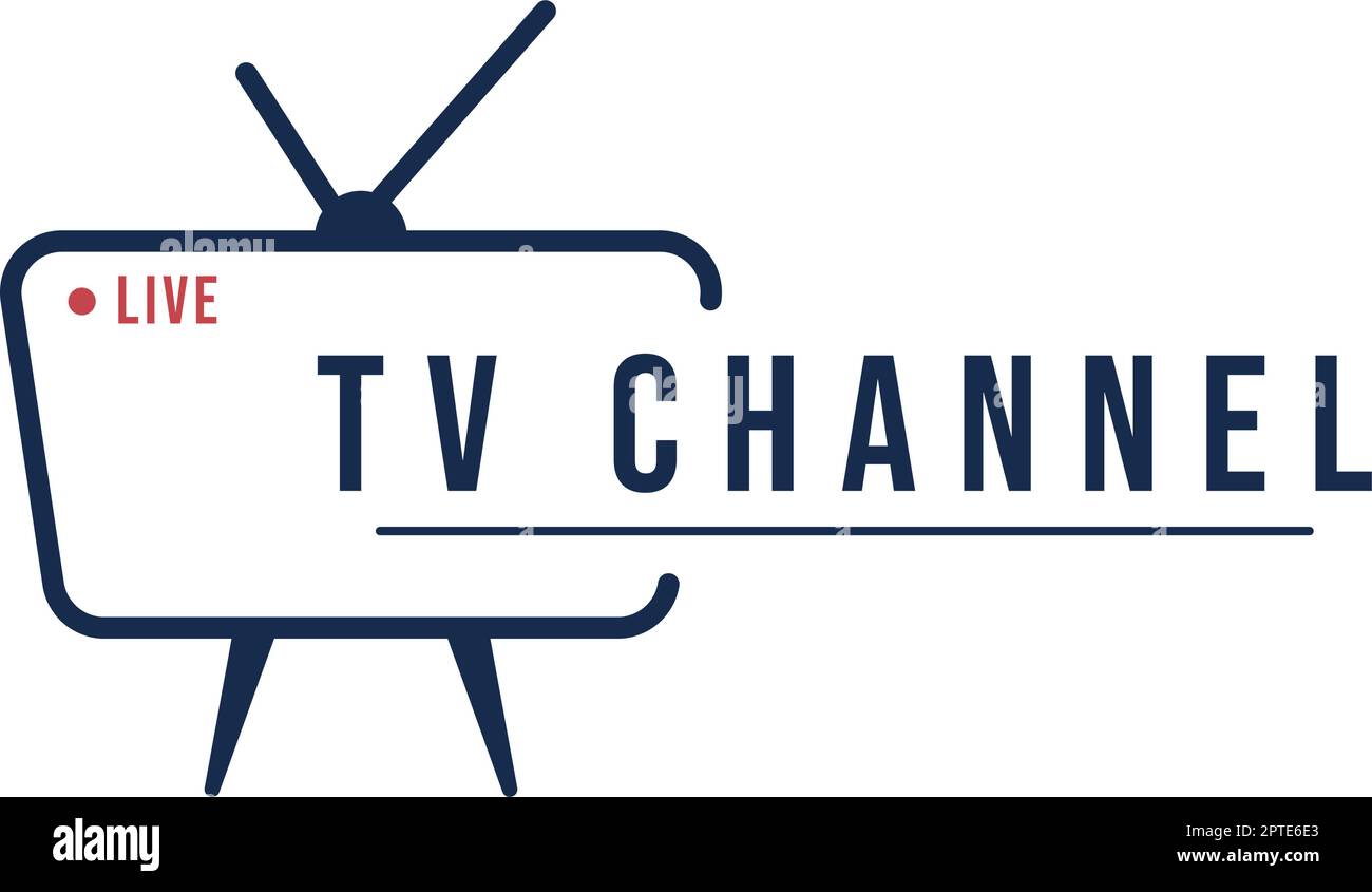 TV Channel Template Hand Drawn Cartoon Flat Illustration Home ...