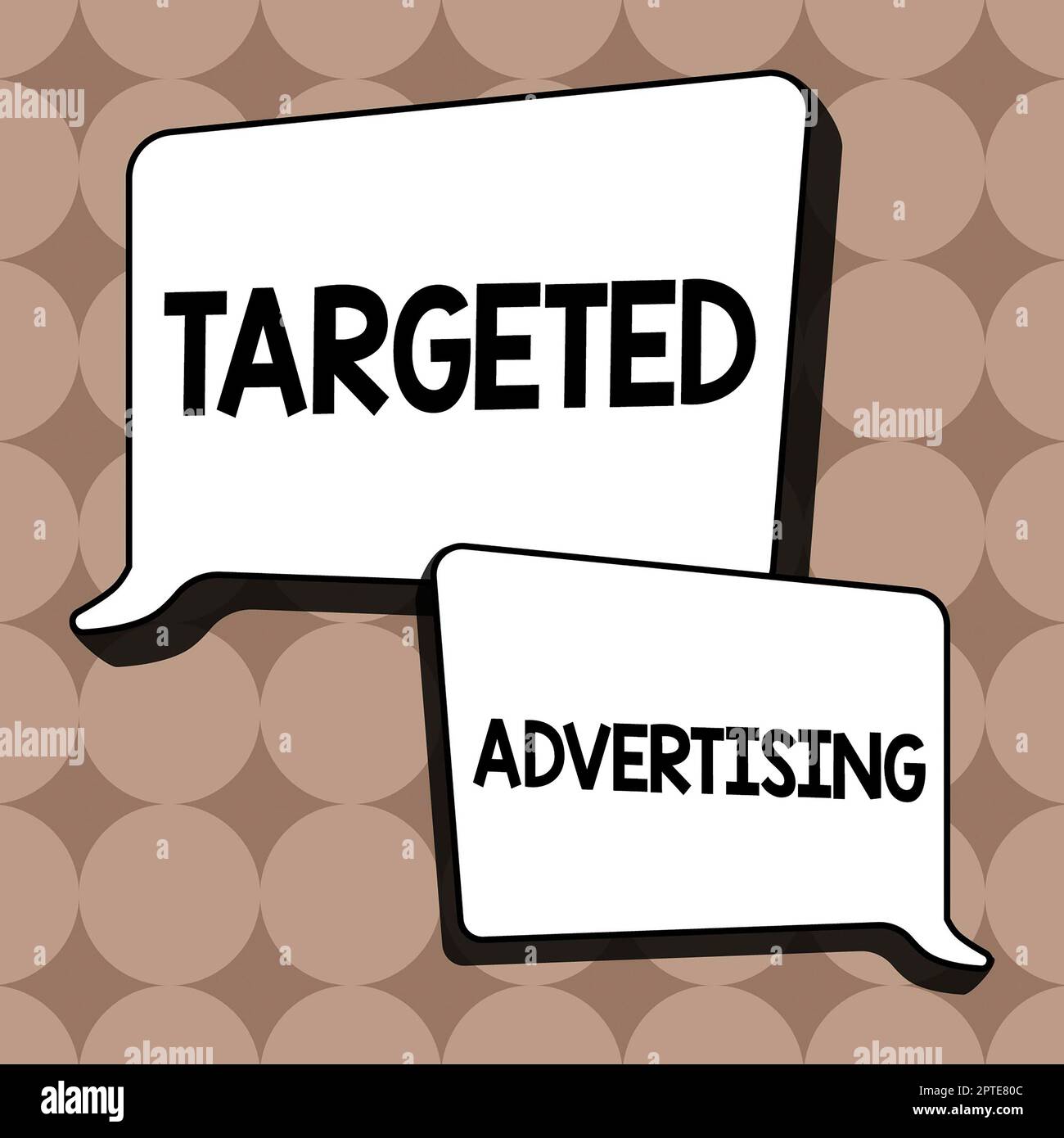 Text caption presenting Targeted Advertising, Conceptual photo Online ...