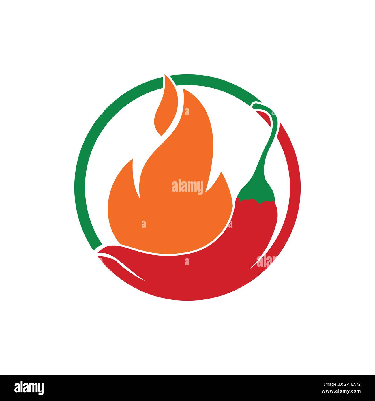 Hot Chili vector logo design concept. Fire Chili logo symbol, Spice ...