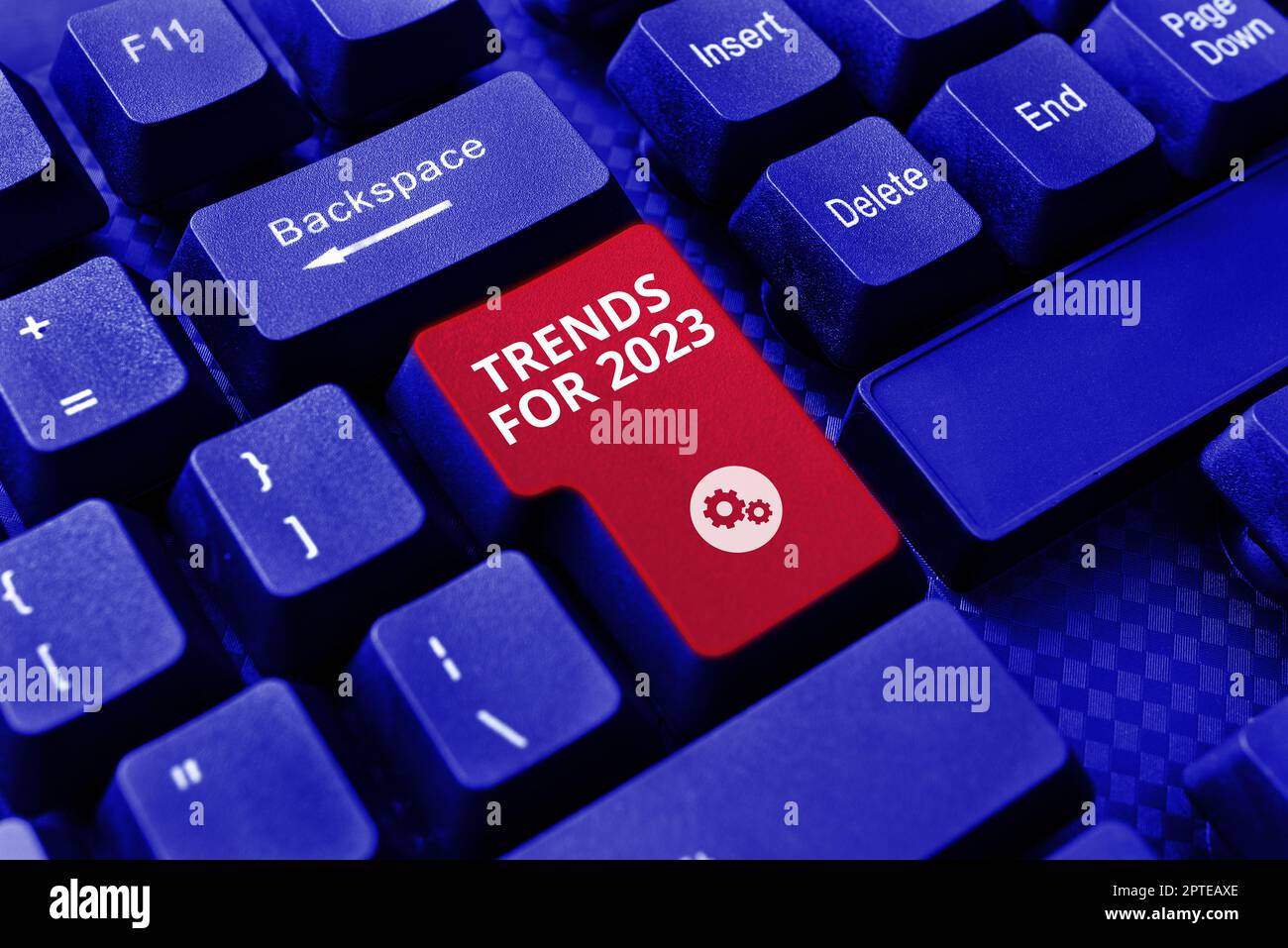 Hand writing sign Trends For 2023, Conceptual photo list of things that ...